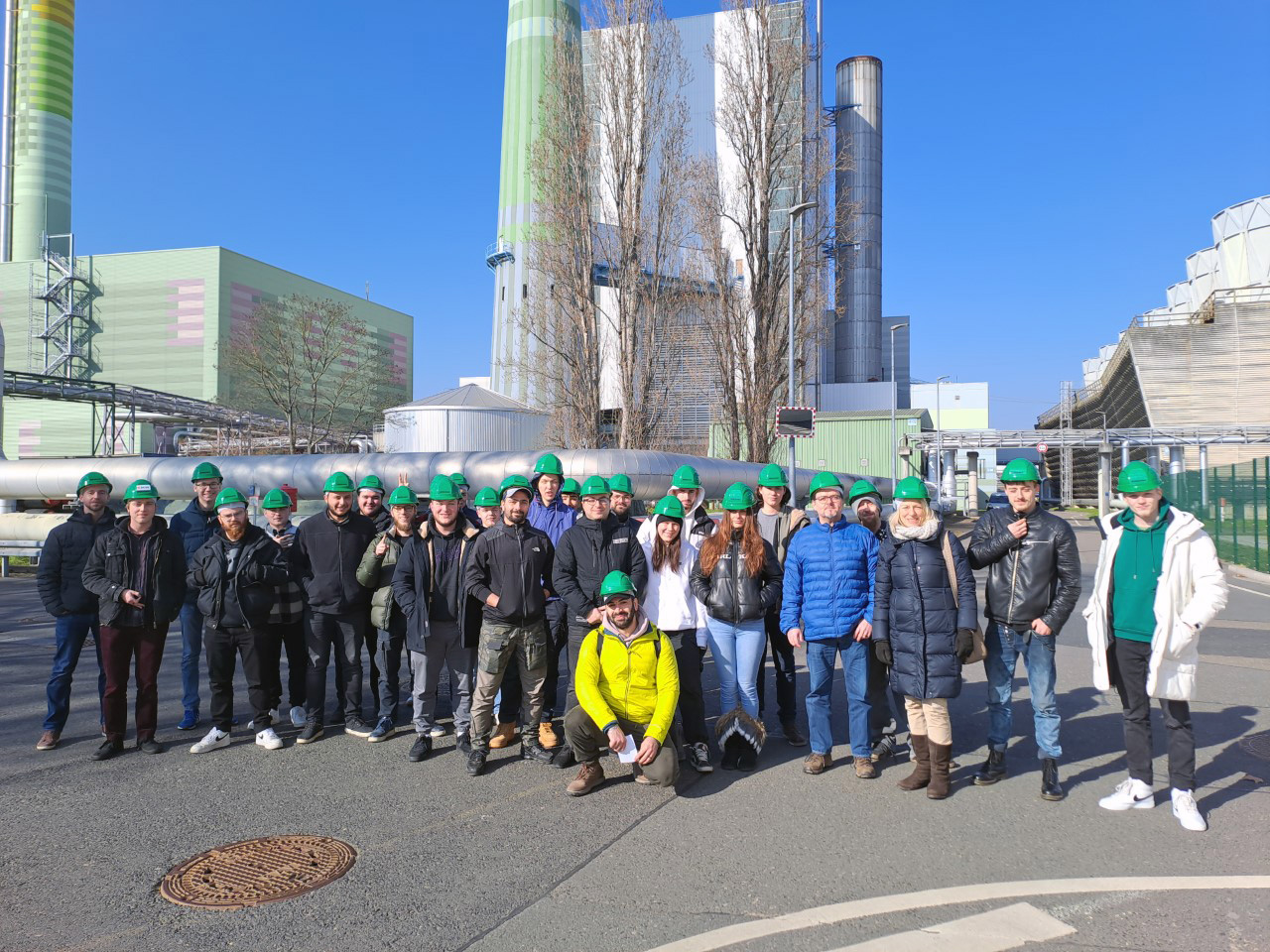 Ausflug zum Kraftwerk Mainz-Wiesbaden - BBS1